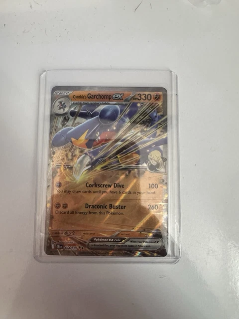 POKÉMON TCG DESTINED Rivals Cynthia’s Garchomp EX 104/182 Pack Fresh £6 ...