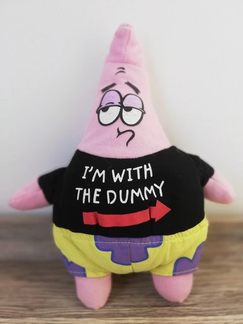 SPONGEBOB SOFT TOY Patrick Star I'm with Dummy Plush 2007 Squarepants £ ...