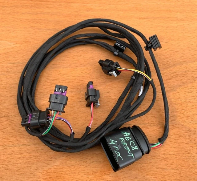 AUDI A6 C8 Parking Sensors Wiring Loom Front Bumper PDC Loom (2018-2023 ...