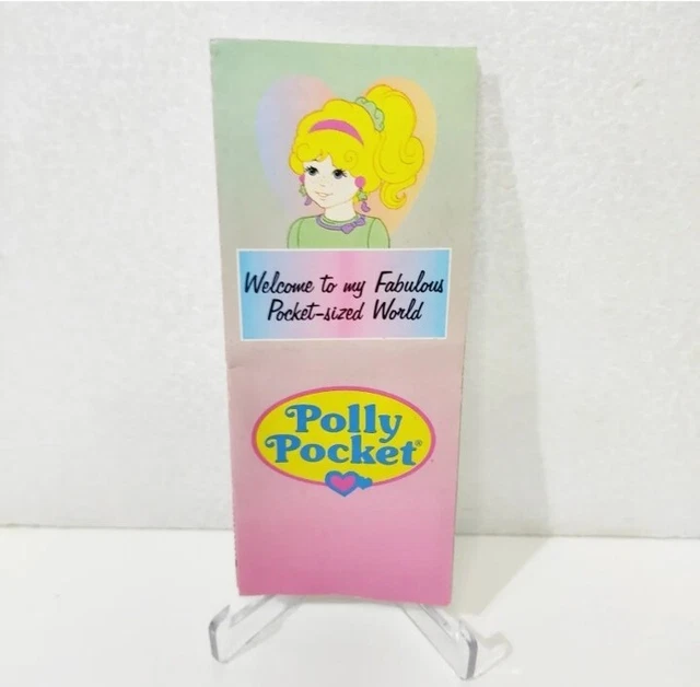 RARE POLLY POCKET leaflet Fabulous Pocket Sized World Manual Booklet £ ...