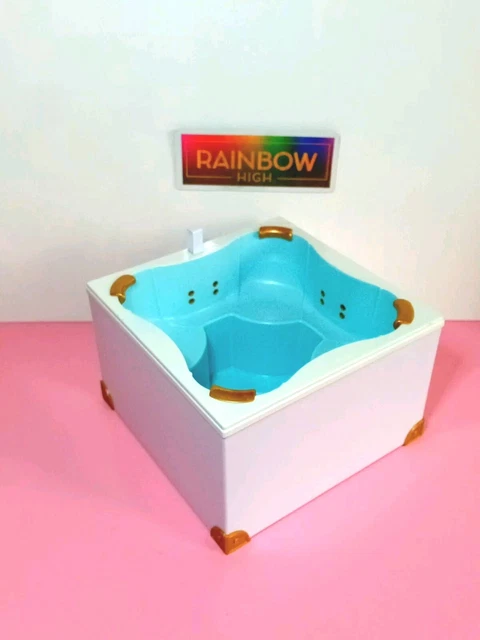RAINBOW HIGH DOLL Bundle Large POOL SWIM House Furniture Combine P&P ...