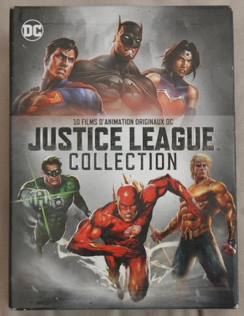 COFFRET JUSTICE LEAGUE JLA Collection 10 Films d'animation originaux DC ...