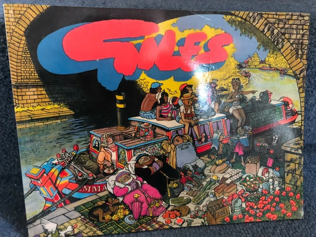 ORIGINAL GILES ANNUAL 43rd Cartoon 1989 Forty-third Series Book, gd ...