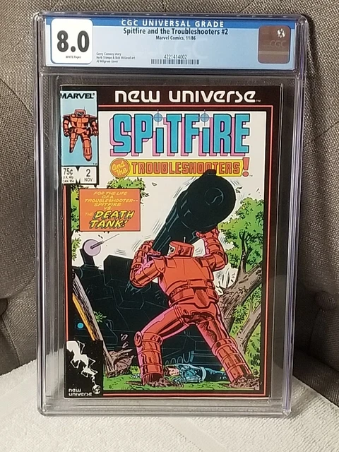 SPITFIRE AND THE Troubleshooters Comic Book Issue #2 1986 Marvel 8.0 ...