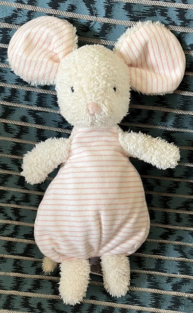 MARKS & SPENCER M&S Pink Stripe Mouse Plush Comforter Soft Toy 04063551 ...