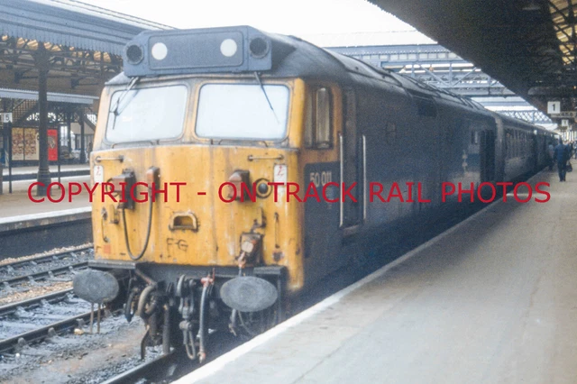 UK RAILWAY PHOTOGRAPH Of Class 50 50011. Rm50-504 £1.70 - PicClick UK