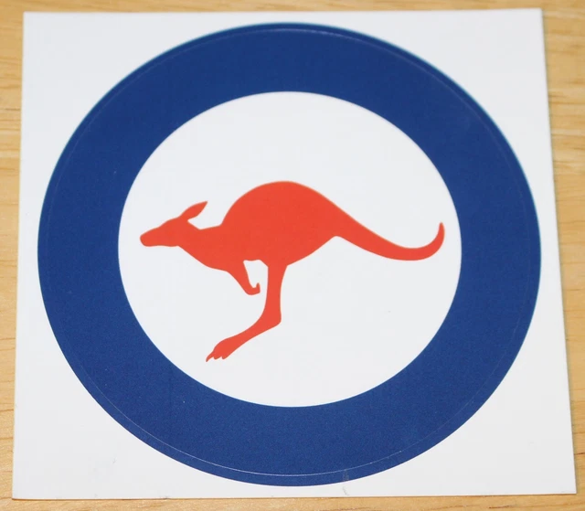 RAAF ROYAL AUSTRALIAN Air Force Roundel Kangaroo Logo sticker £4.00 ...