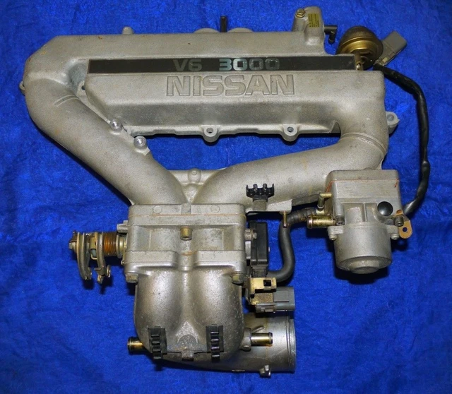 PONTE DI ASPIRAZIONE valvola a farfalla Nissan V6 3000 VG30E Maxima 300 ...