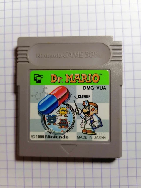 GAME BOY ORIGINAL- Dr.Mario - jeu NINTENDO GAMEBOY- version (japan ...