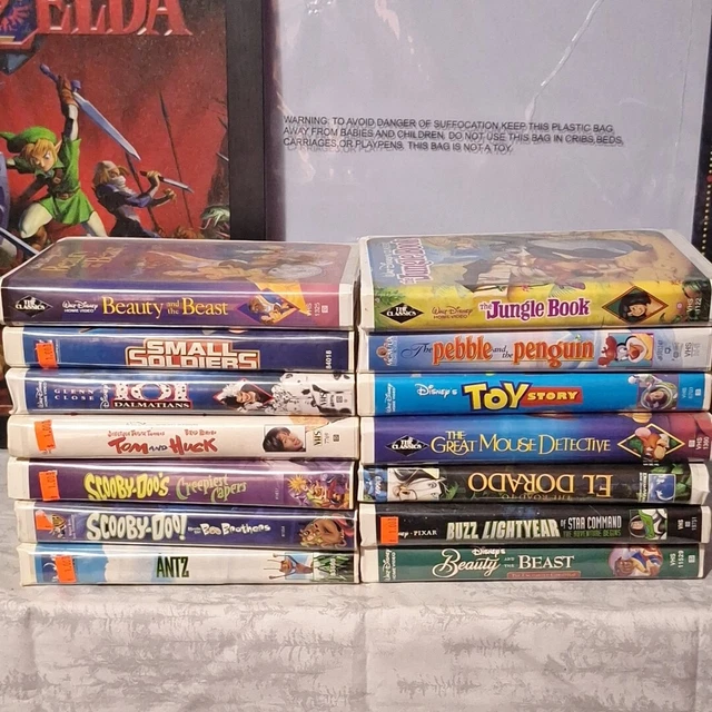 VINTAGE WALT DISNEY vhs tapes Lot Bundle Job Untested Estate Find £7.97 ...
