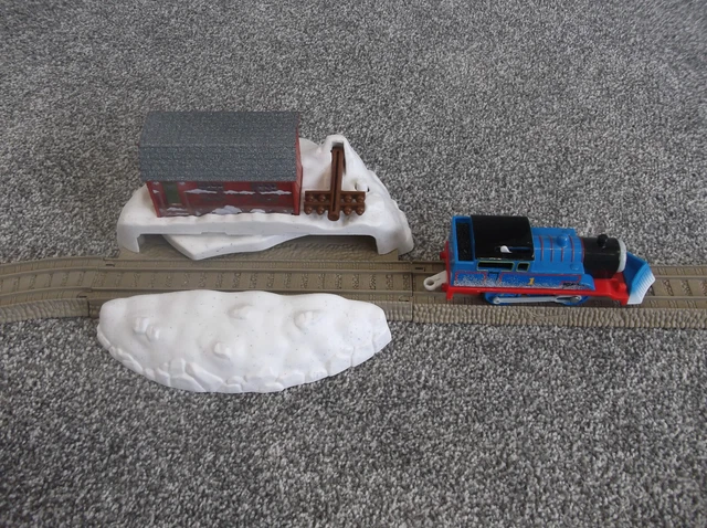 THOMAS THE TANK Engine & Friends Trackmaster Beige Track - SNOW STORM ...