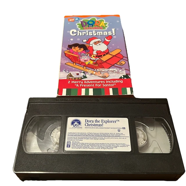 DORA THE EXPLORER Christmas! VHS Tape 2002 Nick Jr Holiday 2 Episodes ...