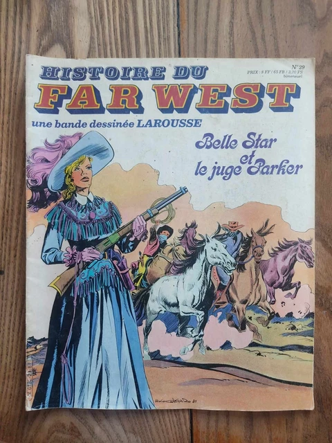 HISTOIRE DU FAR West n°29, Belle Star et le juge Parker, BD, Western ...