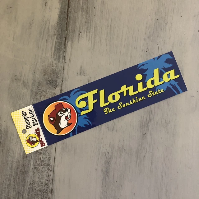 BUC-EE'S STICKERS | Your Choice | Bucees Florida Bumper Stickers Buc ee ...