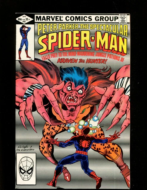 SPECTACULAIRE SPIDERMAN 65 (9.4) Kraven 2E Calypso Marvel(B060) EUR 14,40 - PicClick FR