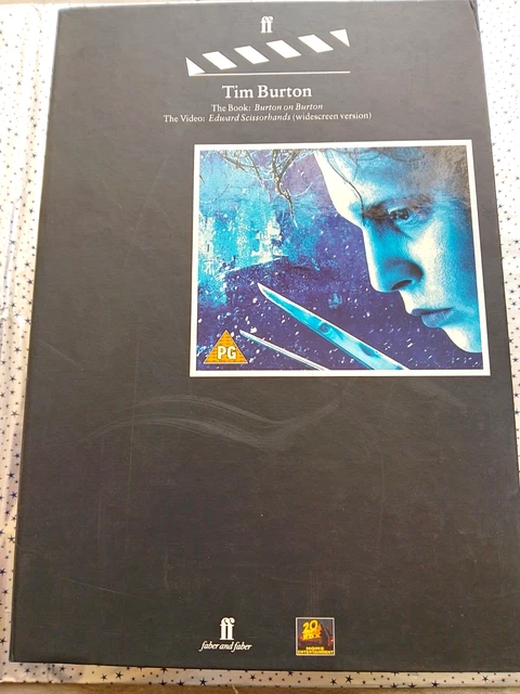 TIM BURTON BOX Set - Edward Scissorhands VHS video & Burton On Burton ...