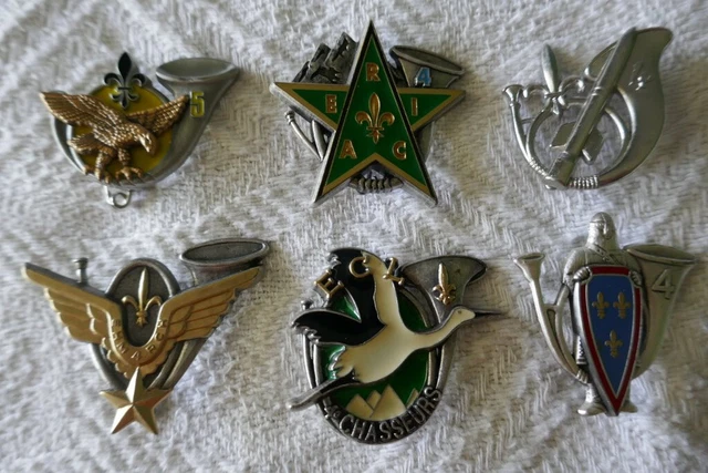 INSIGNIA OF THE 4th RCA Regiment Alpine Hunters Various Company ...