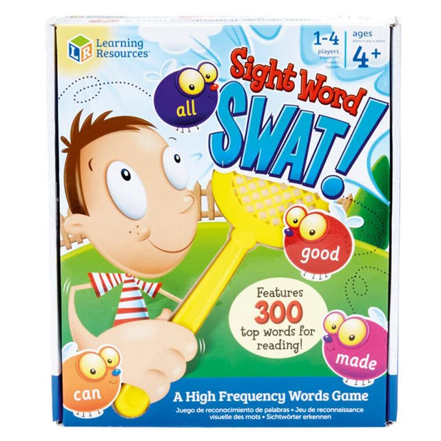LEARNING RESOURCES WORDS Game Sight Word Swat Educational Game ...