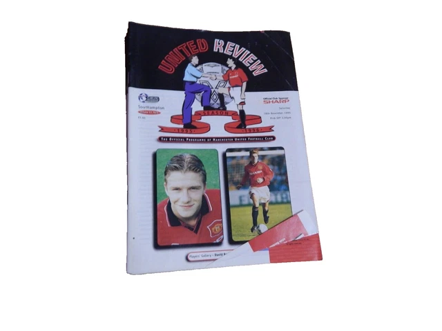 MANCHESTER UNITED OFFICIAL Programmes United Review £8.99 - PicClick UK