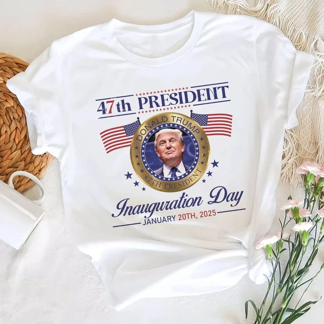 DONALD TRUMP INAUGURATION Day 2025, 47th US President T-shirt TR0901_13 ...