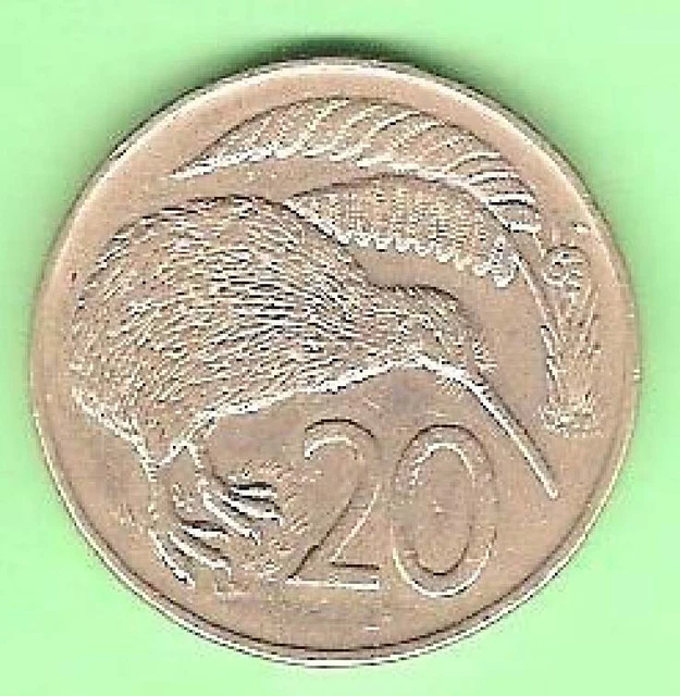 1973 NEW Zealand 20 Cent Coin $5.00 - PicClick AU