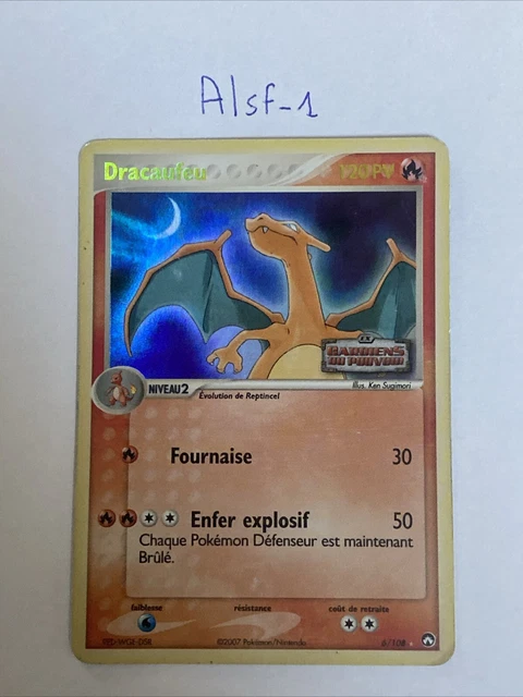 CARTE POKEMON DRACAUFEU 6/108 Holo Reverse Ex Gardiens Du Pouvoir EUR 3 ... CARTE POKEMON DRACAUFEU 6/108 Holo Reverse Ex Gardiens Du Pouvoir EUR 3 ...