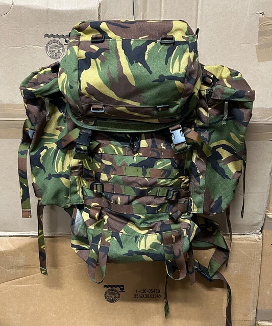 GENUINE DUTCH ARMY Lowe Alpine 80L Rucksack Nl Dpm Woodland Complete ...