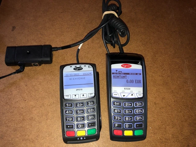 TPE TERMINAL DE paiement Carte Bancaire Ingenico ICT 220 + iPP310 ...
