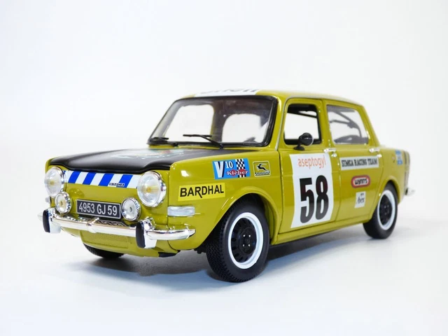 SIMCA 1000 RALLYE 2 Simca Racing Team 1/18 Srt EUR 69,90 - PicClick FR