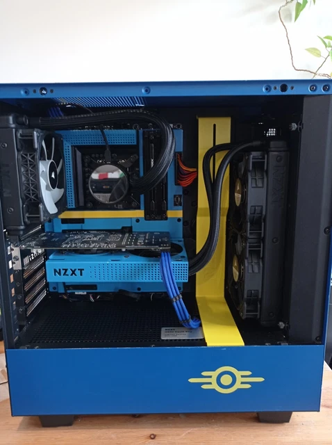 CUSTOM FALLOUT PC Build.. NZXT H500 Limited Edition Mid-Tower ATX Case ...