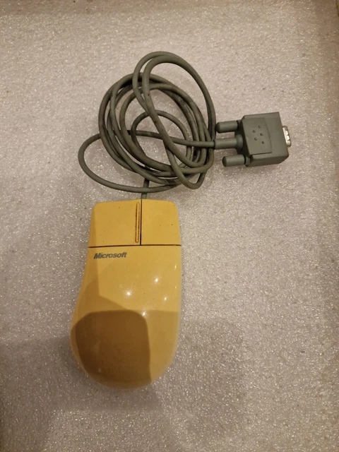 ORIGINAL MICROSOFT SERIELLE Maus Serial Mouse RS/232 C3KMS1 Vintage ...