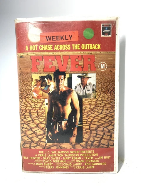 VINTAGE VHS EX Rental Fever vhs hot chase Australia Outback Free ...