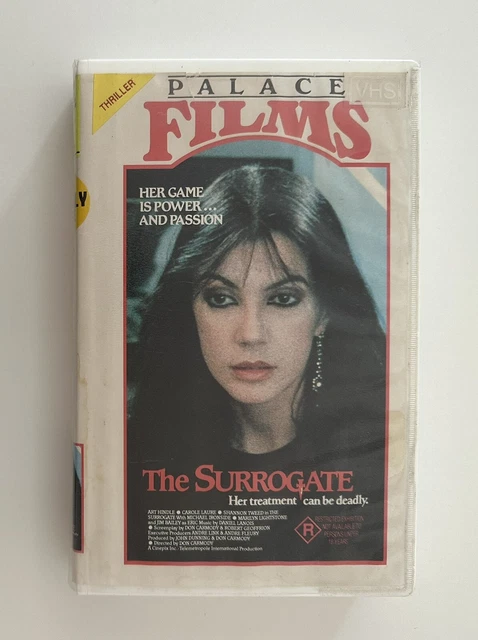 THE SURROGATE [VHS] Palace Films Big Box Ex-Rental Video Tape 1984 ...