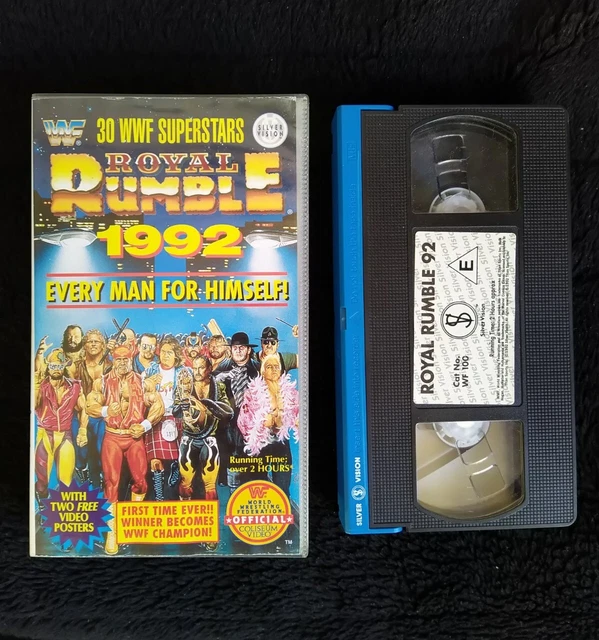 WWF ROYAL RUMBLE (1992) VHS (PAL) 100% Original Video WWE WCW AEW £9.99 ...