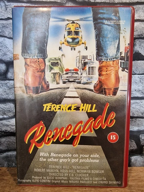 RENEGADE (AKA THEY Call Me Renegade) VHS 1987 Rare Big Box, Terence ...