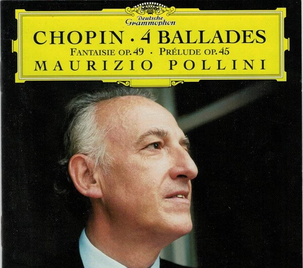FRÉDÉRIC CHOPIN MAURIZIO Pollini 4 Ballades · Fantaisie Op. 49 · Prélude Op EUR 7,99 - PicClick FR