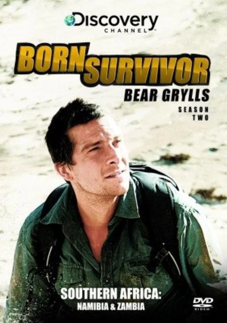 BORN SURVIVOR BEAR Grylls Southern Africa Namibia & Zambia 2013 DVD Top ...