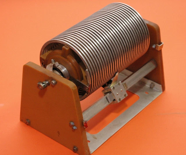 GIANT VARIABLE ROLLER INDUCTOR COIL-48uH-HF LINEAR POWER AMPLIFIER ...