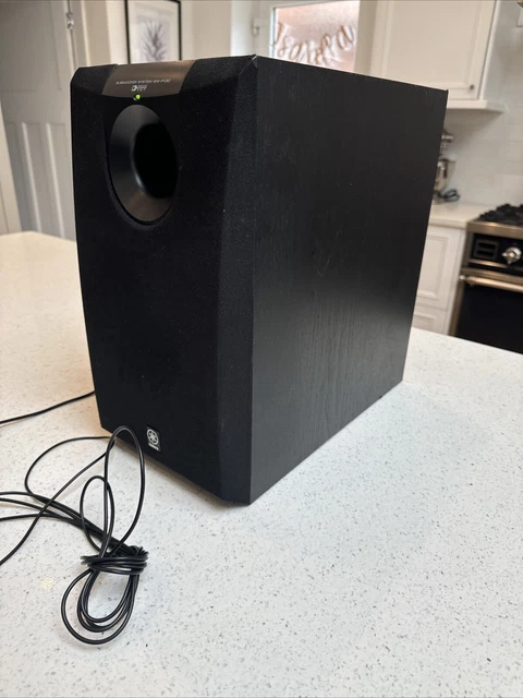 YAMAHA SW-P130 ACTIVE Power Subwoofer 60w In Very Rare Black AV Hifi ...