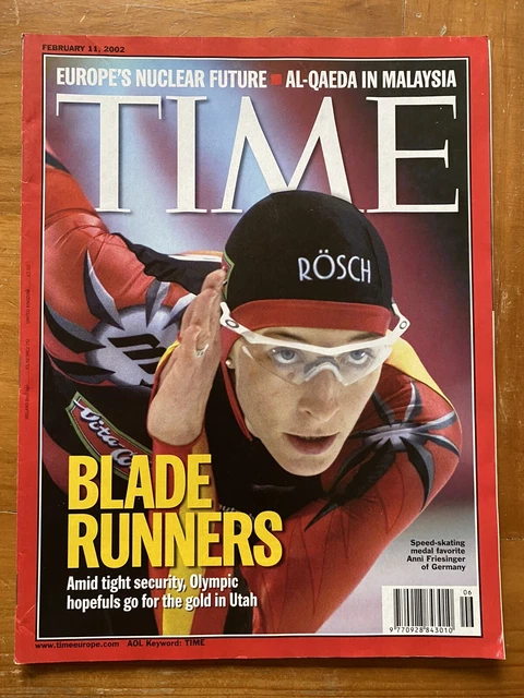 TIME MAGAZINE 2002 Olympics Blade Runners Axis Of Evil Daniel Pearl ...