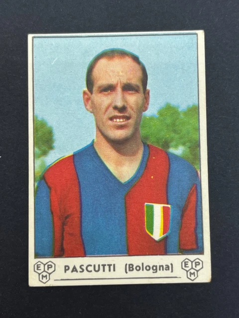 FIGURINA CALCIATORI PANINI 1964 65 Pascutti Bologna Nuova Valida EUR 7 ...