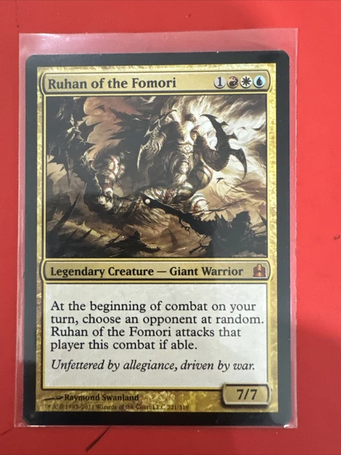 RUHAN OF THE Fomori 1x MtG Commander 2011 CMD neuf dans sa boîte/lp EUR ...
