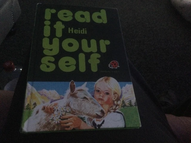 LADYBIRD: READ IT Yourself - Series 777 - HEIDI (1979) HB Matte Book 50p Net. £3.99 - PicClick UK