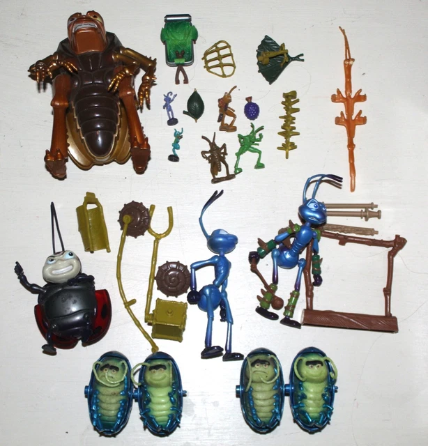DISNEY PIXAR VINTAGE A Bugs Life - figures toy playset bundle Francis ...