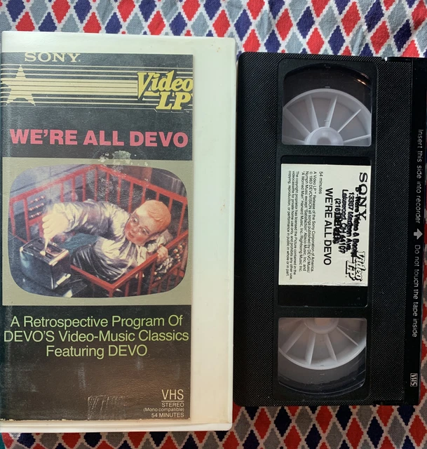 VINTAGE 1983 DEVO We’re All DEVO VHS Retrospective Music Videos Booji Boy 80s £37.92 - PicClick UK