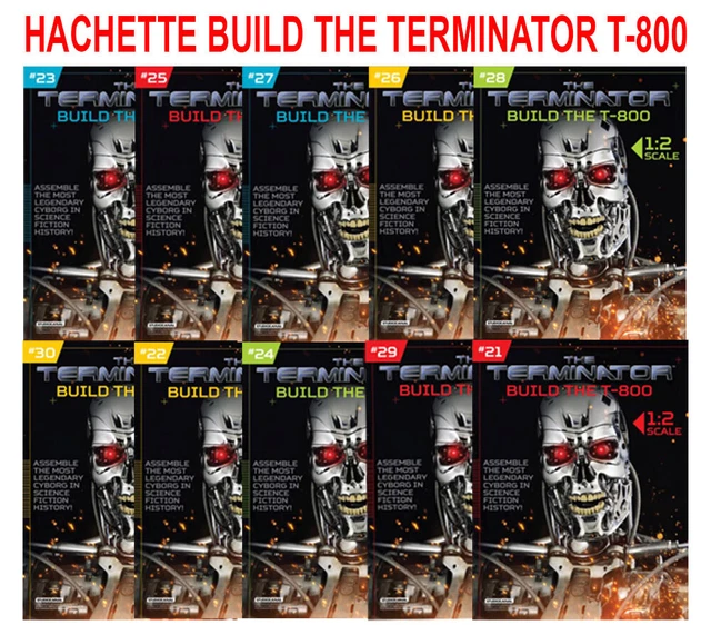 HACHETTE THE TERMINATOR Build T-800 Part And Mag # 21 22 23 24 25 26 27 ...