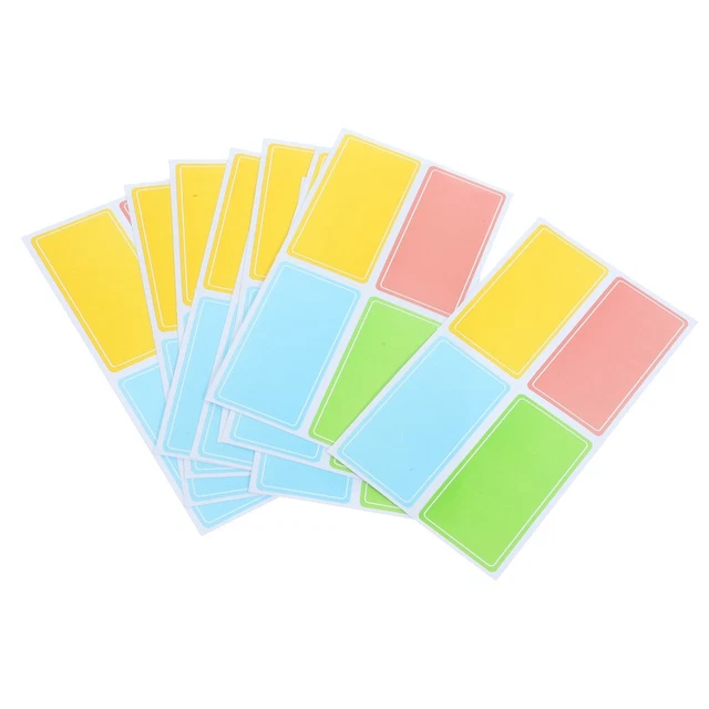 120 PCS COLOR Label Stickers Name Tag for Clothes Food Labels ...