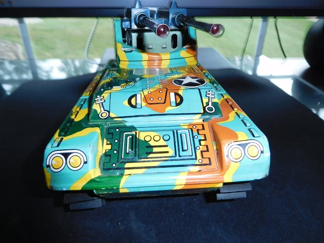 VINTAGE WACO TIN, battery operated Anti-Aircraft Tank. With box. $76.95 ...
