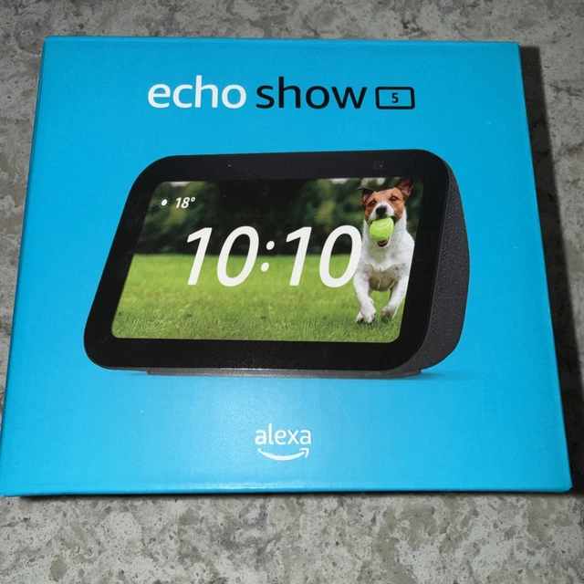 AMAZON ECHO SHOW 5 (3rd Gen.) Smart Display Speaker - Charcoal £66.22 ...