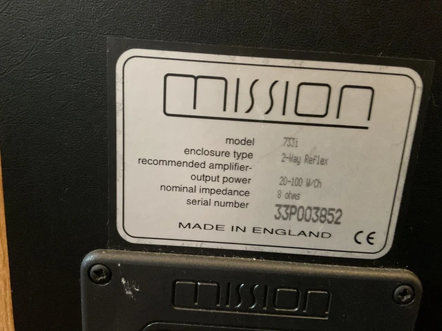 MISSION FLOOR STANDING speakers used £50.00 - PicClick UK